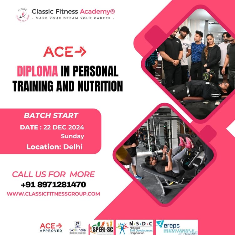 Fitness Trainer and Personal Trainer Course India | Gym Course